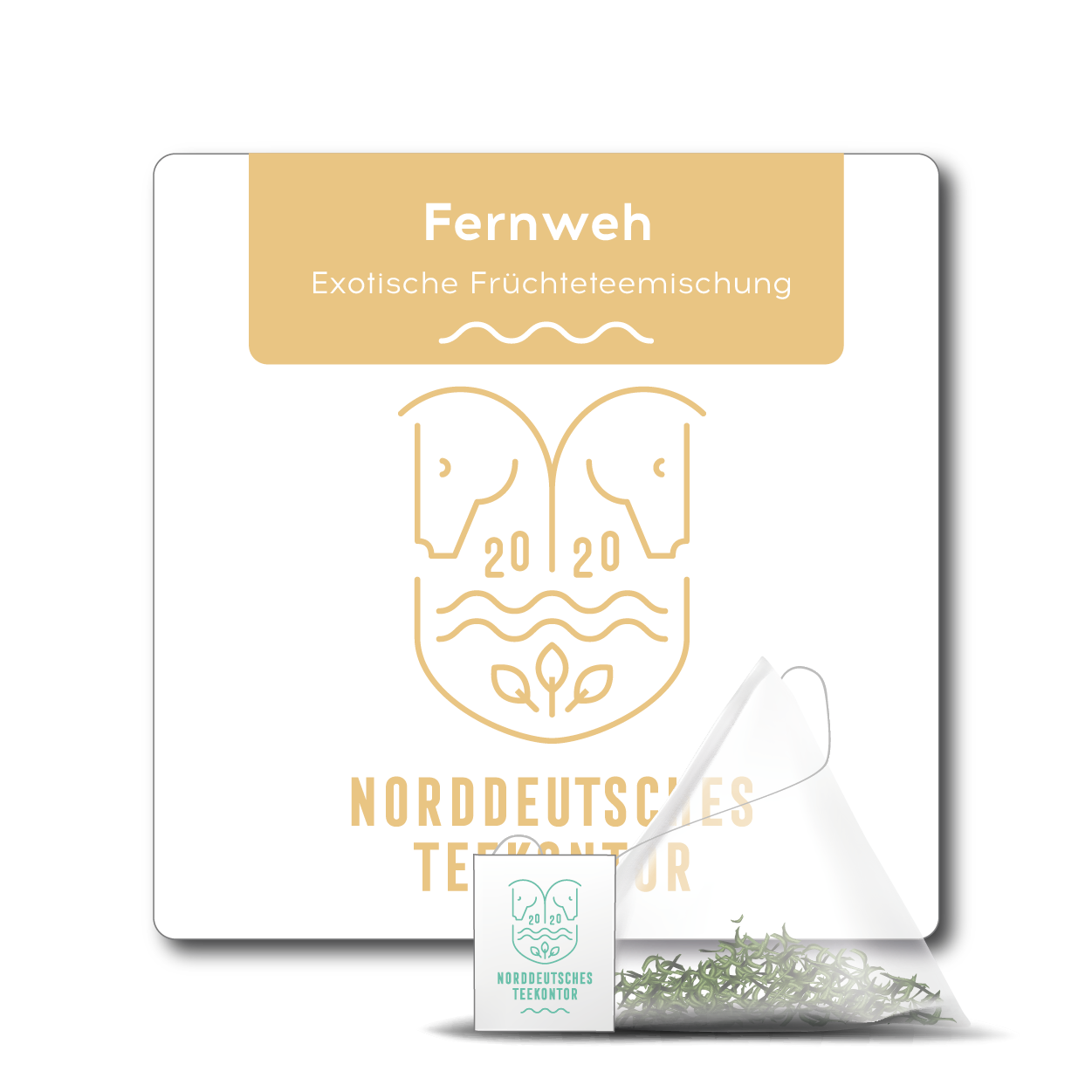 Fernweh Pyramiden Beutel 12er Box – Tee